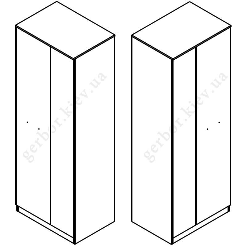 ОФIС НЬЮ Шафа SZF2D Гербор купити у Києвi – GERBOR.KIEV.UA