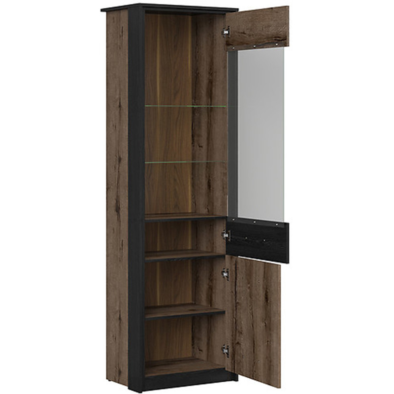 KASSEL Вітрина REG1D1W BRW | Кассель БРВ купити у Києві – GERBOR.KIEV.UA