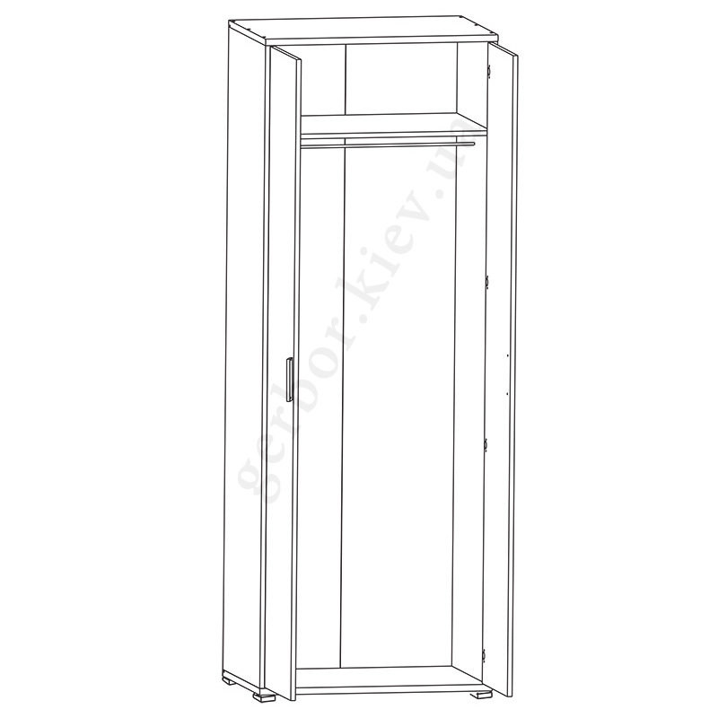 КАБІ Шафа SZF 2D/79/220 Гербор купити у Києвi – GERBOR.KIEV.UA